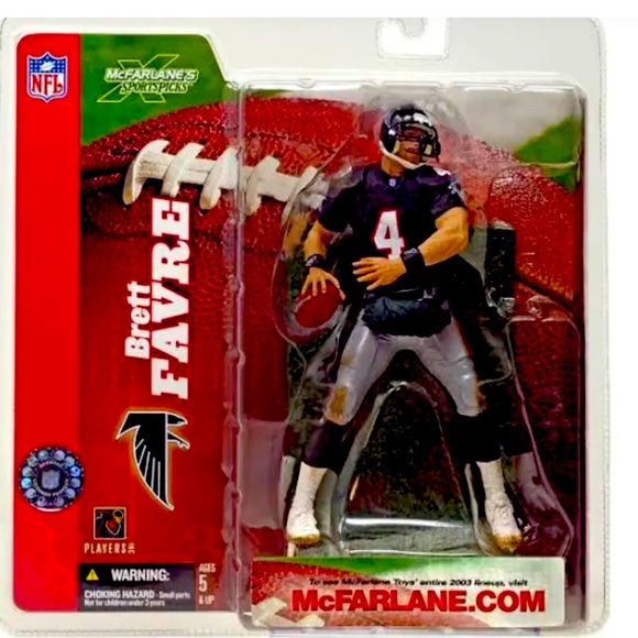 Other | Very Rare Brett Favre Macfarlane Figure Atlanta Falcons | Poshmark